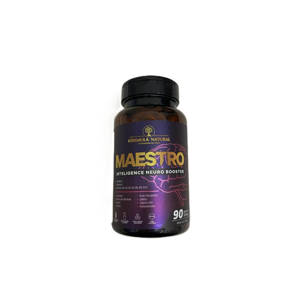 Maestro Inteligence neuro booster 90 Cápsulas Fórmula Natural | Shopee ...