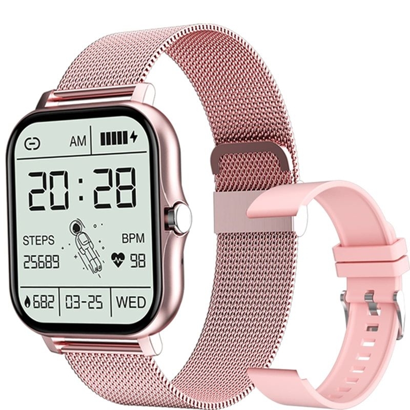 Smartwatch Feminino Touch Gt20 Pink Rose Produto no Brasil Envio ...