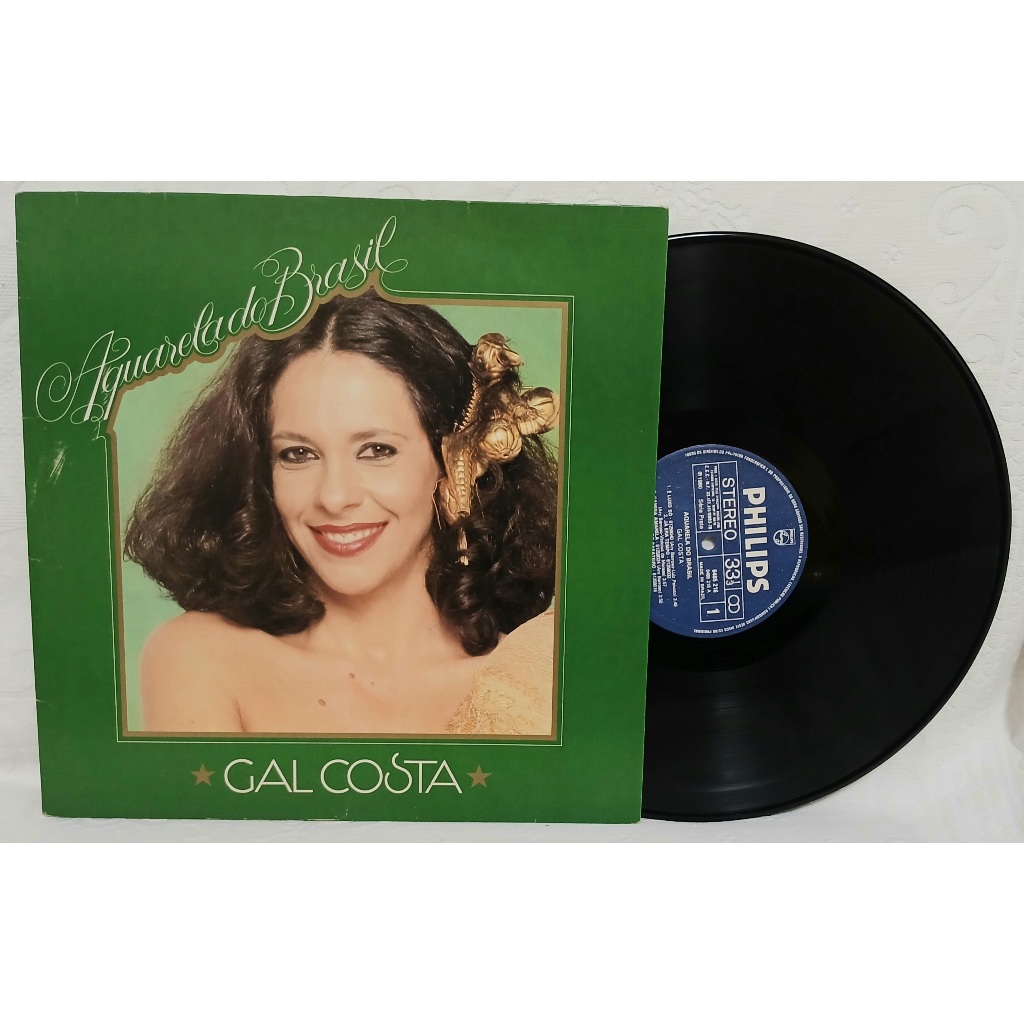 LP GAL COSTA AQUARELA DO BRASIL | Shopee Brasil