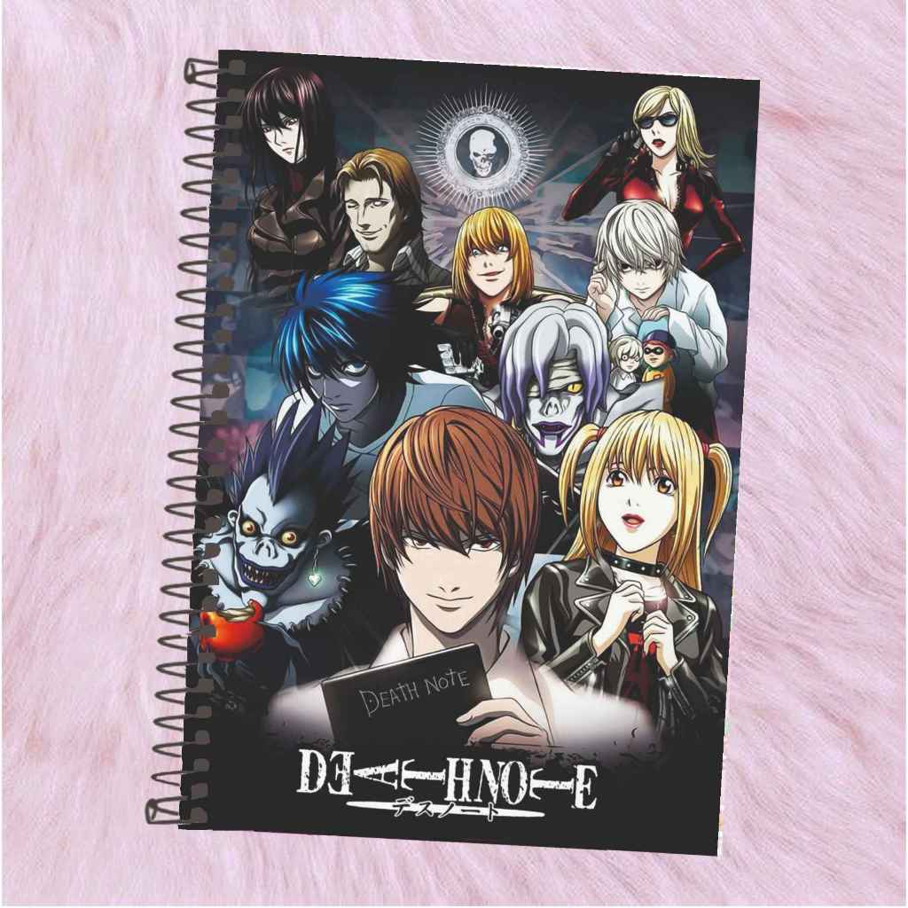Caderno Anime Death Note- Diversos modelos | Shopee Brasil