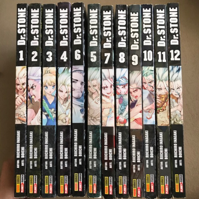 Dr Stone - volumes 1 ao 12 | Shopee Brasil