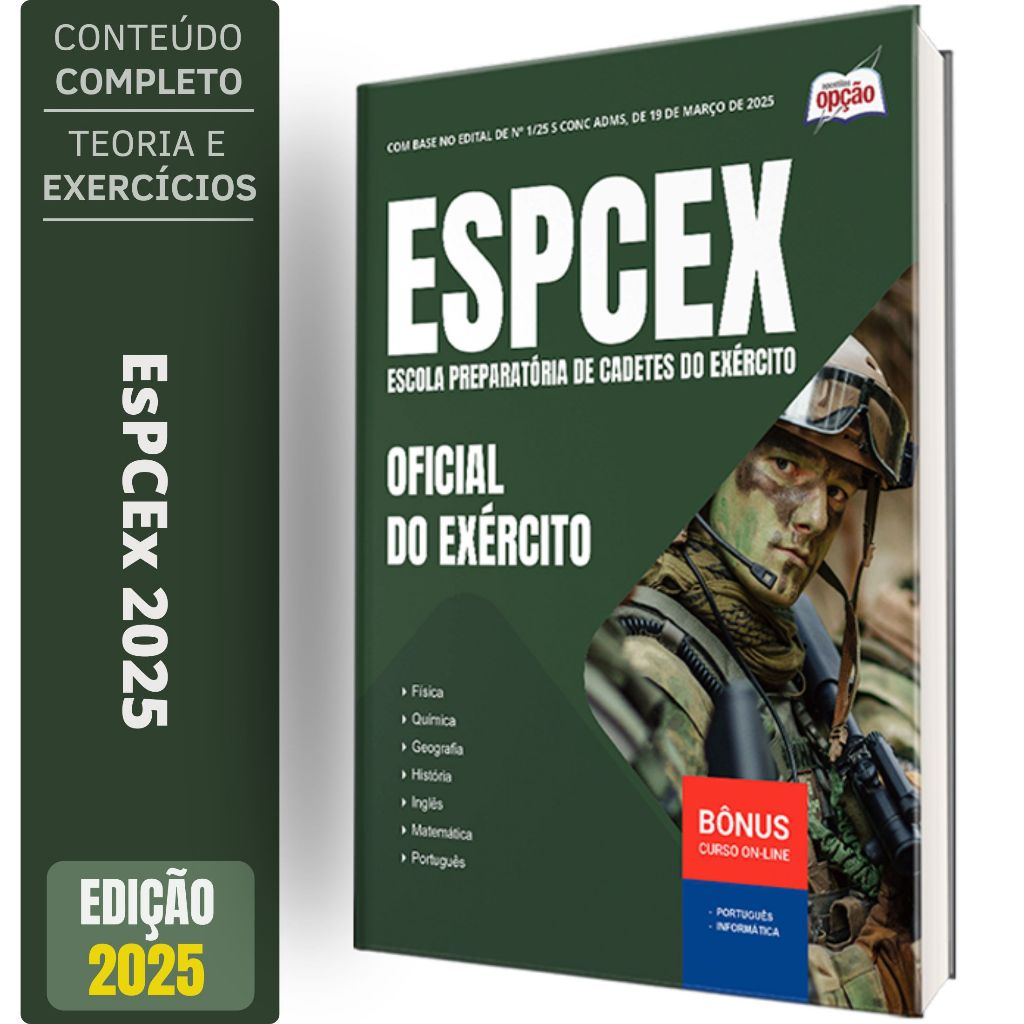 Apostila EsPCEx 2025 - OFICIAL - Escola Preparatória De Cadetes Do ...