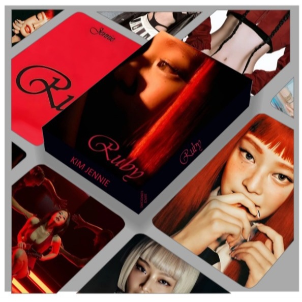 35pcs/Box JENNIE RUBY Cartões Fotográficos Ruby O Álbum KPOP LOMO ...