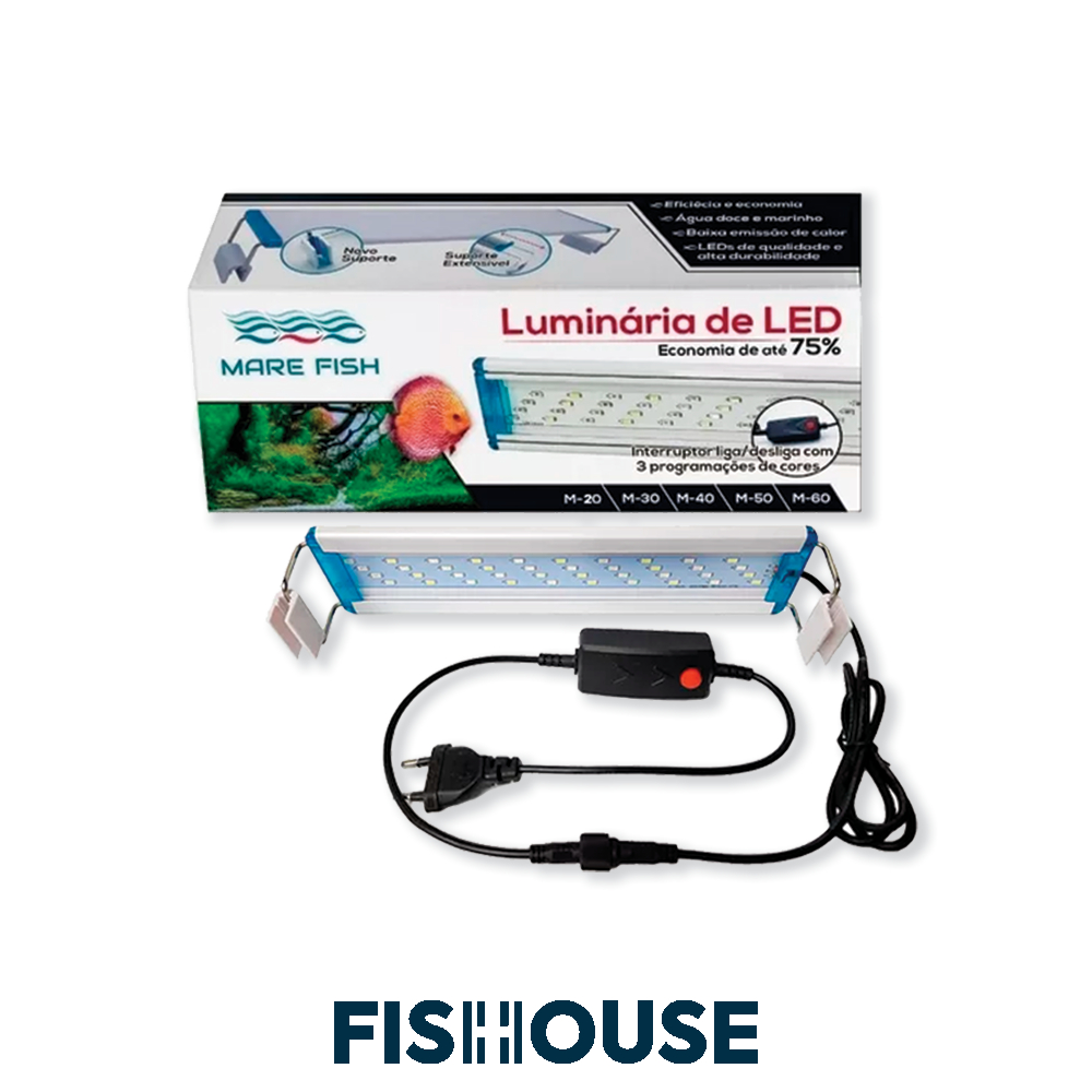 Luminária LED - Linha M - Mare Fish | Shopee Brasil