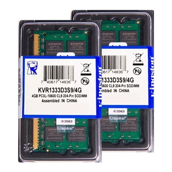 Memoria Ddr3 4gb 1333/1600mhz Kingston Notebook Nova - Faz a Boa!