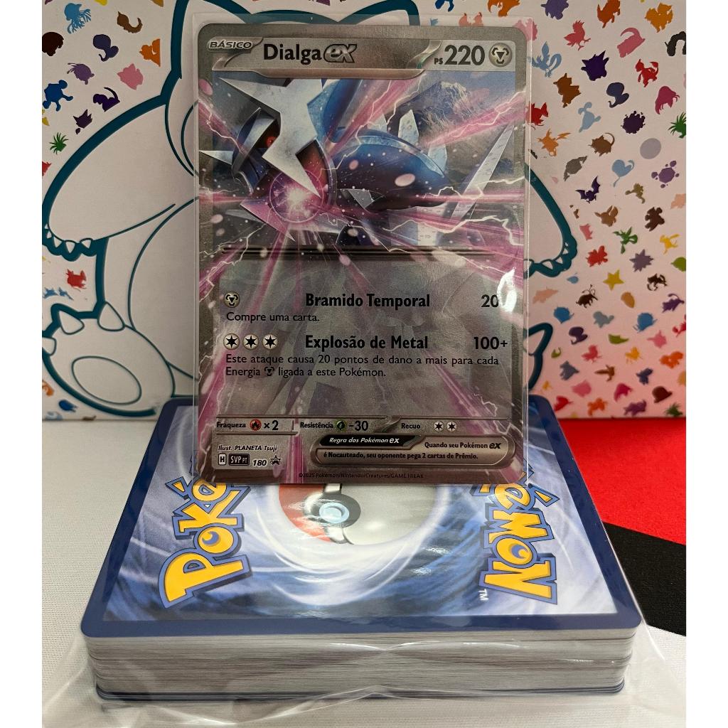 Deck Pokémon Metal e Incolor c/ Dialga EX | Shopee Brasil