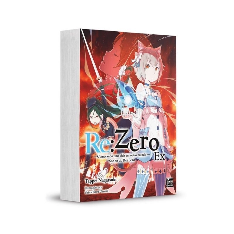 livro light novel re zero ex vol 1 new pop anime otaku nerd geek mangá ...