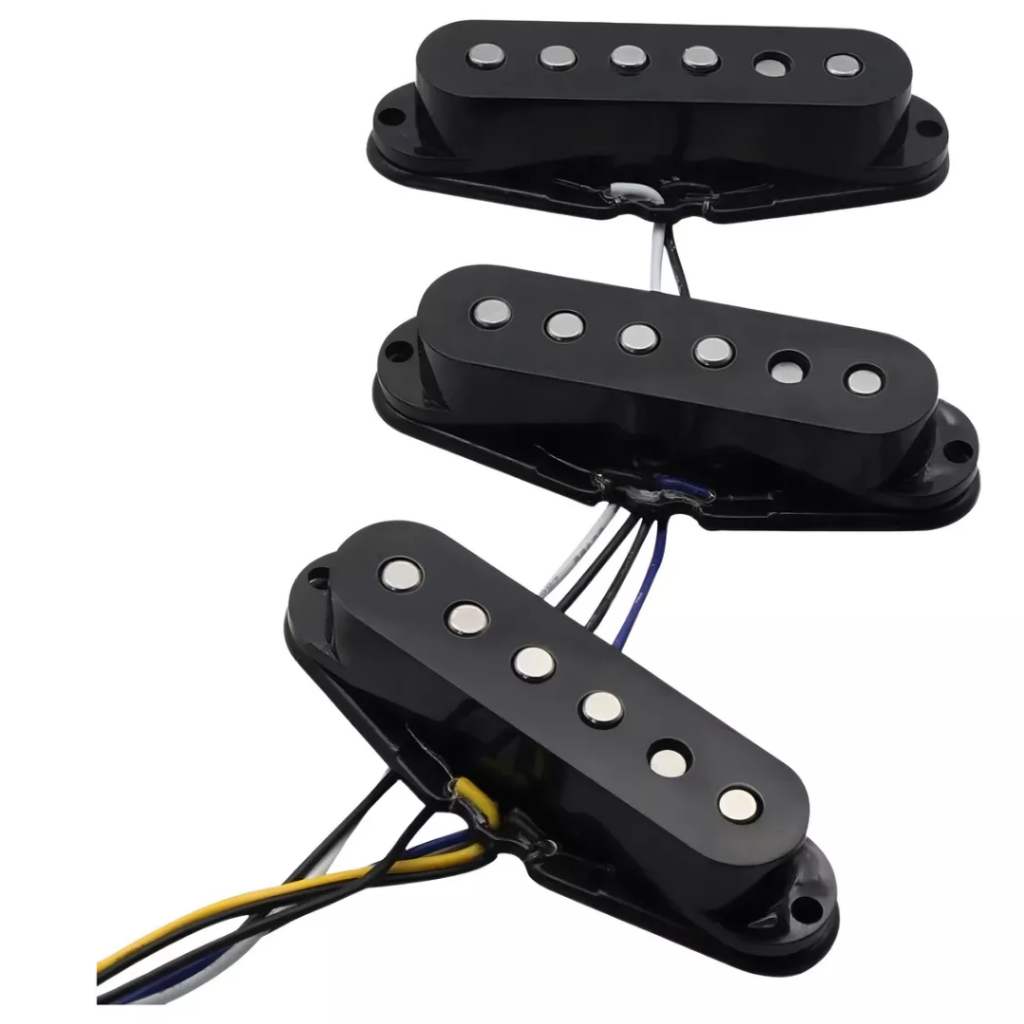 Captadores PHX Singles para Guitarra Stratocaster Preto | Shopee Brasil