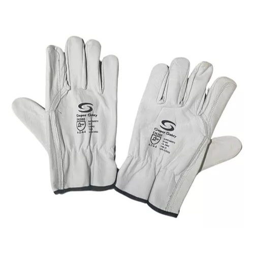 Luva de Couro Vaqueta Modelo Petroleira Tam-10 - CA 39842 Super safety ...