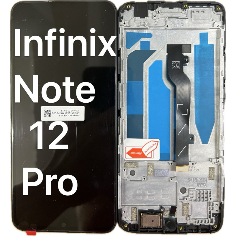 Tela Frontal Compativel Infinix Note 12 pro x676b Com Aro Amoled Pronto ...