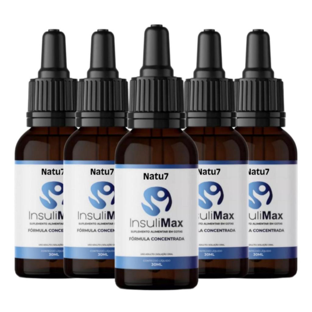 INSULIMAX GOTAS ORIGINAL 30ML (05 UNIDADES) | Shopee Brasil
