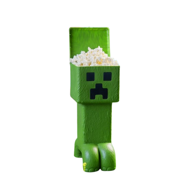 Balde Pipoca Creeper Minecraft O Filme Exclusivo Cinépolis | Shopee Brasil