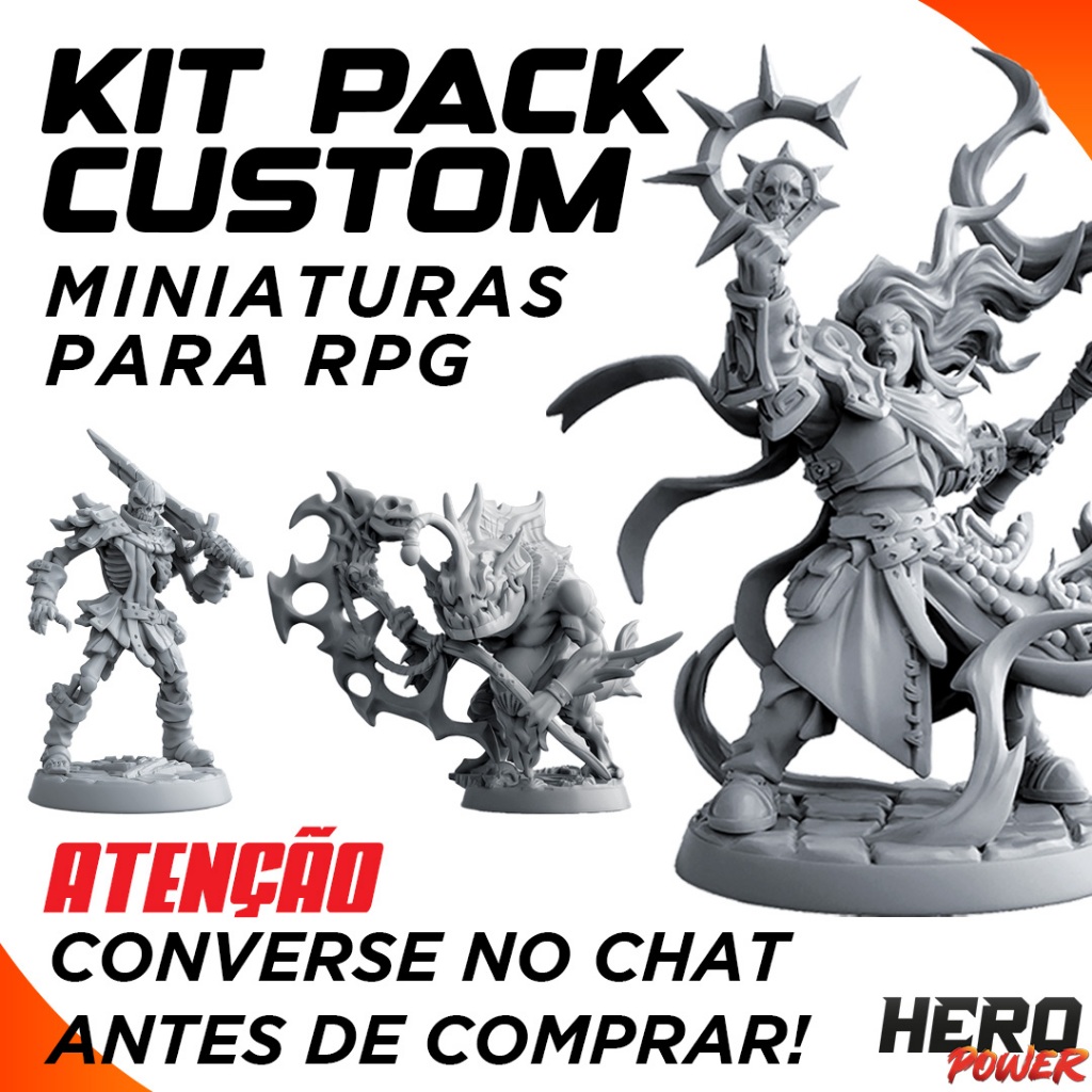 Miniatura RPG Kit Personalizado Custom | Shopee Brasil