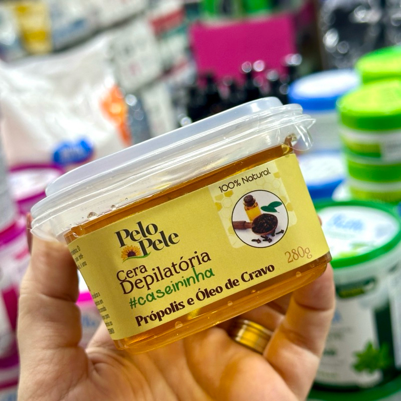 Cera Depilatória Hidrossolúvel Caseirinha – Própolis e Óleo de Cravo ...
