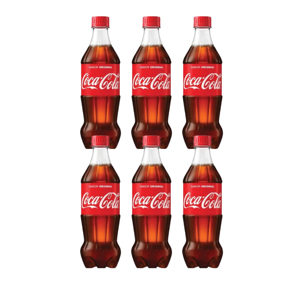 Coca-Cola Original 600ml - Pack com 6 Unidades - O Sabor Clássico para ...