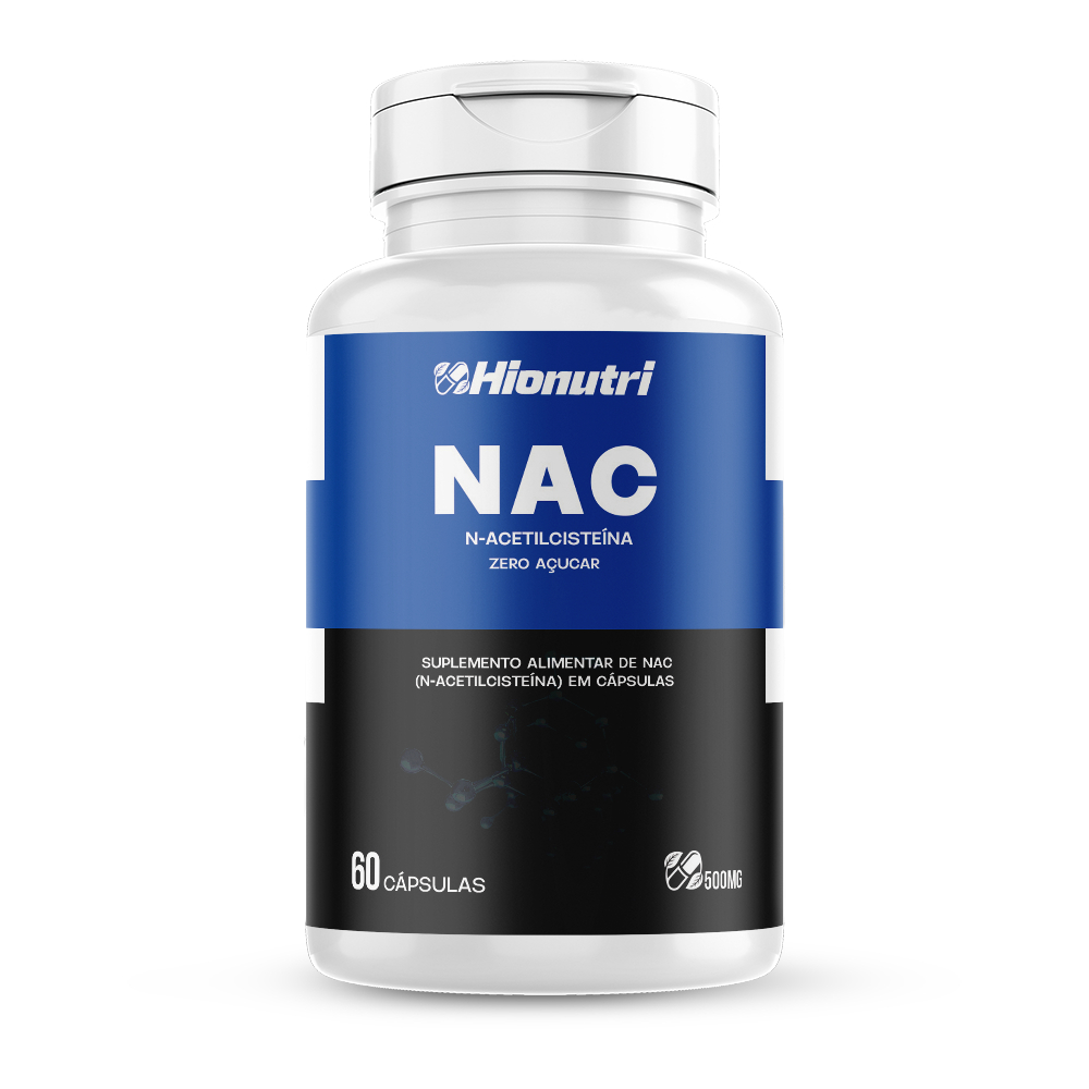 Nac N-Acetilcisteína 60 Cápsulas 500mg | Shopee Brasil