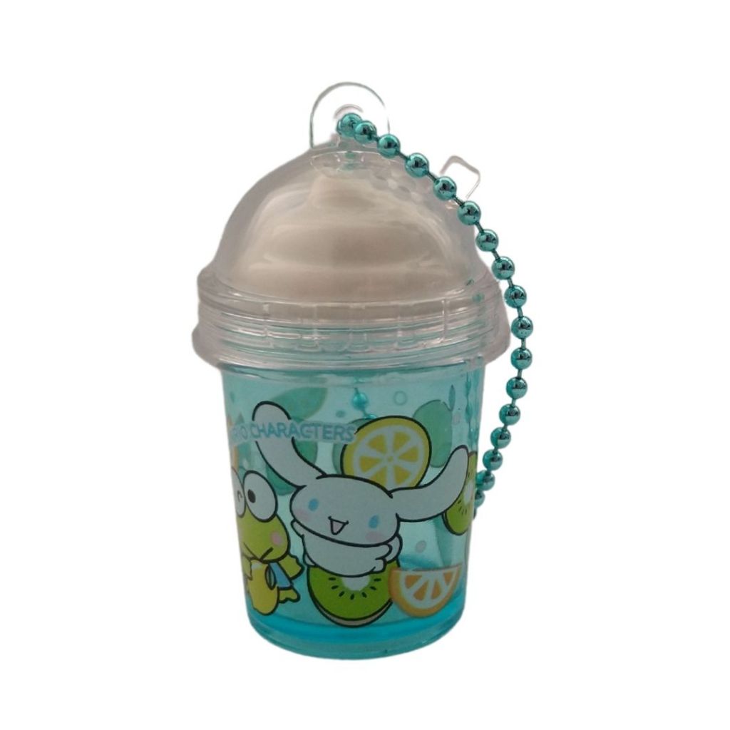 Chaveiro Sanrio Characters Frappe Cinnamoroll & Keroppi 5,6cm | Shopee ...