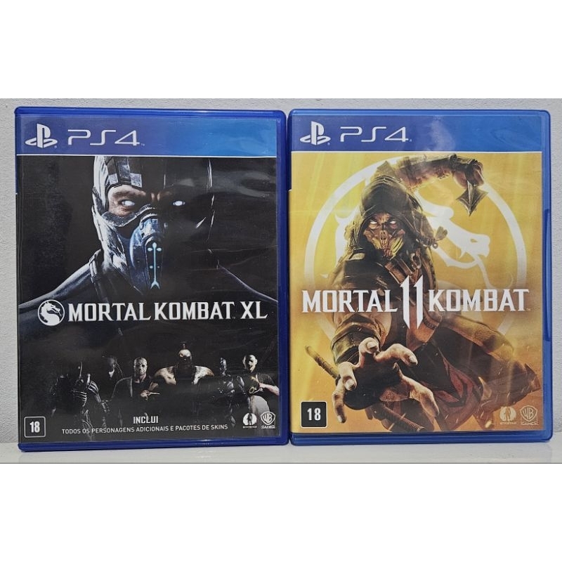Mortal Kombat XL + Mortal Kombat 11 - Ps4 | Shopee Brasil