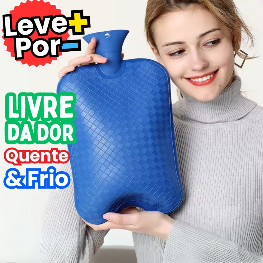Bolsa Térmica de Gelo e Quente Grande 2 Litros Compressa pra Dor Cólica ...