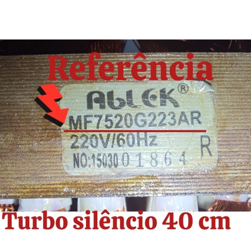 BOBINA ARNO 220 Volts 40 CM TURBO SILÊNCIO (Referência: MF7520G223AR ...