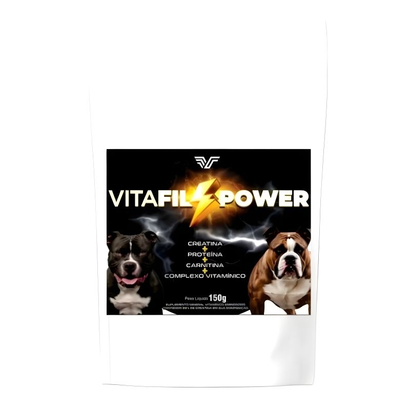 VitaFil Power Suplemento Proteico Para Cães, Ideal Para Ganho de Massa ...