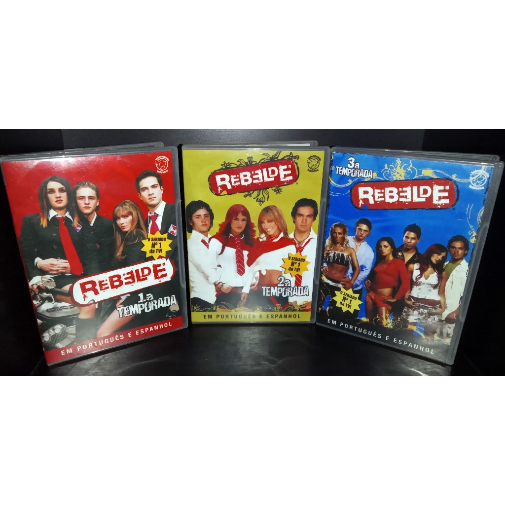 DVDs Rebelde 3 Temporadas (Versão Compacta) [FAN MADE] | Shopee Brasil