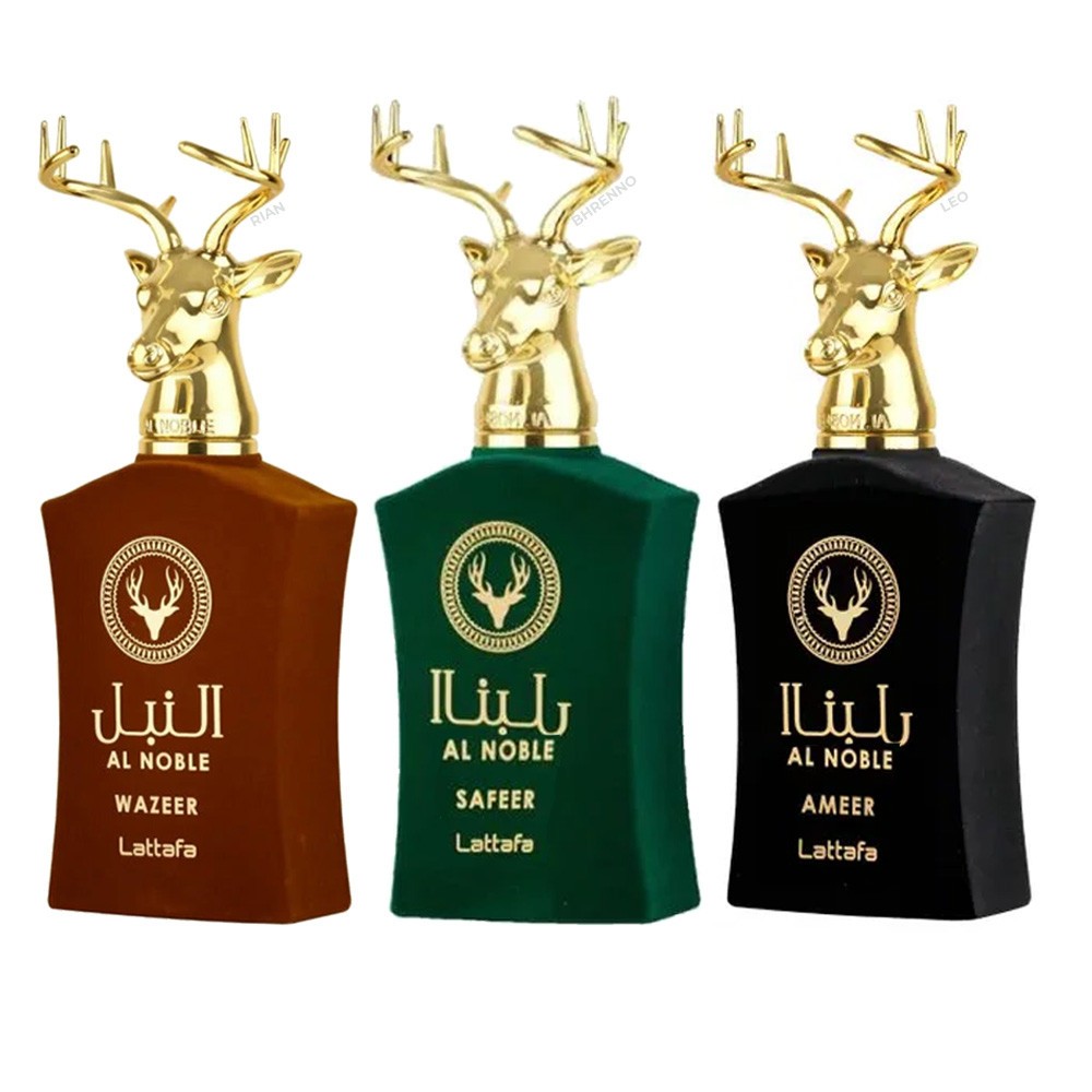 Kit 3 Perfumes Al Noble Masculino ARABE Importado | Shopee Brasil