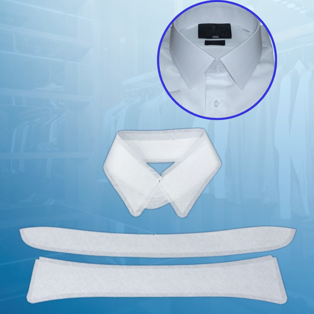 COLARINHO PARA CAMISA SOCIAL MASCULINO FEMININO - SEPARADO NÃO COLANTE ...