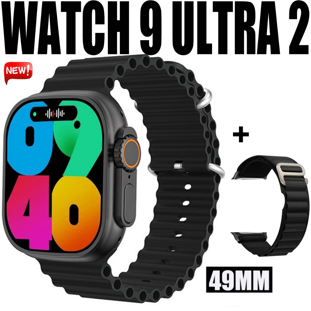 2025 Novo Relógio Inteligente Watch 9 Ultra 2 smartwatch série 9 ultra ...