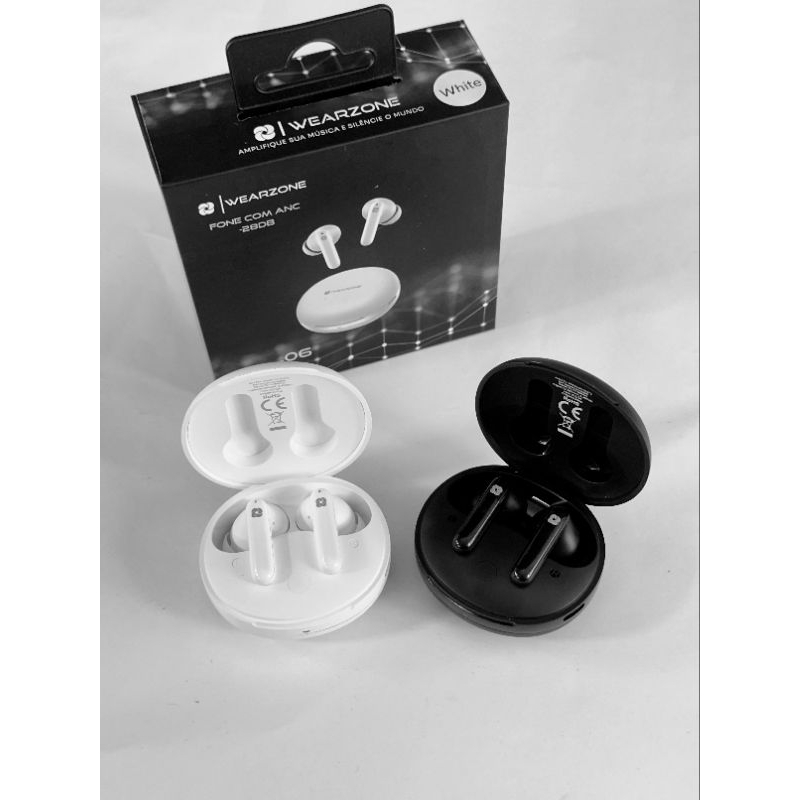 FONE TWS WZ06 - ANC, ENC e Conexão Multi-Point | Shopee Brasil