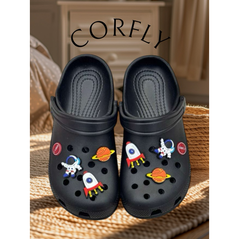 CORFLY Chinelos babucha de infantil COM PINGENTE | Shopee Brasil