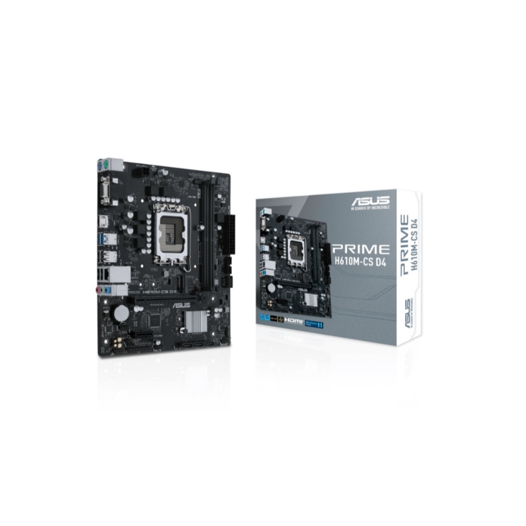 Placa mãe Asus Prime H610M-CS D4, Chipset H610, Intel LGA 1700, MATX, DDR4 | Shopee Brasil