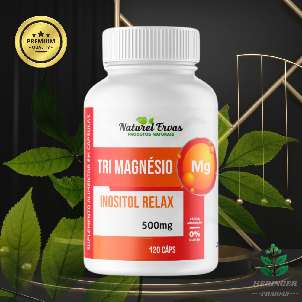 Inositol 120 Cápsulas + Tri-Magnesio 100% Original Hexafosfato (IP6 ...