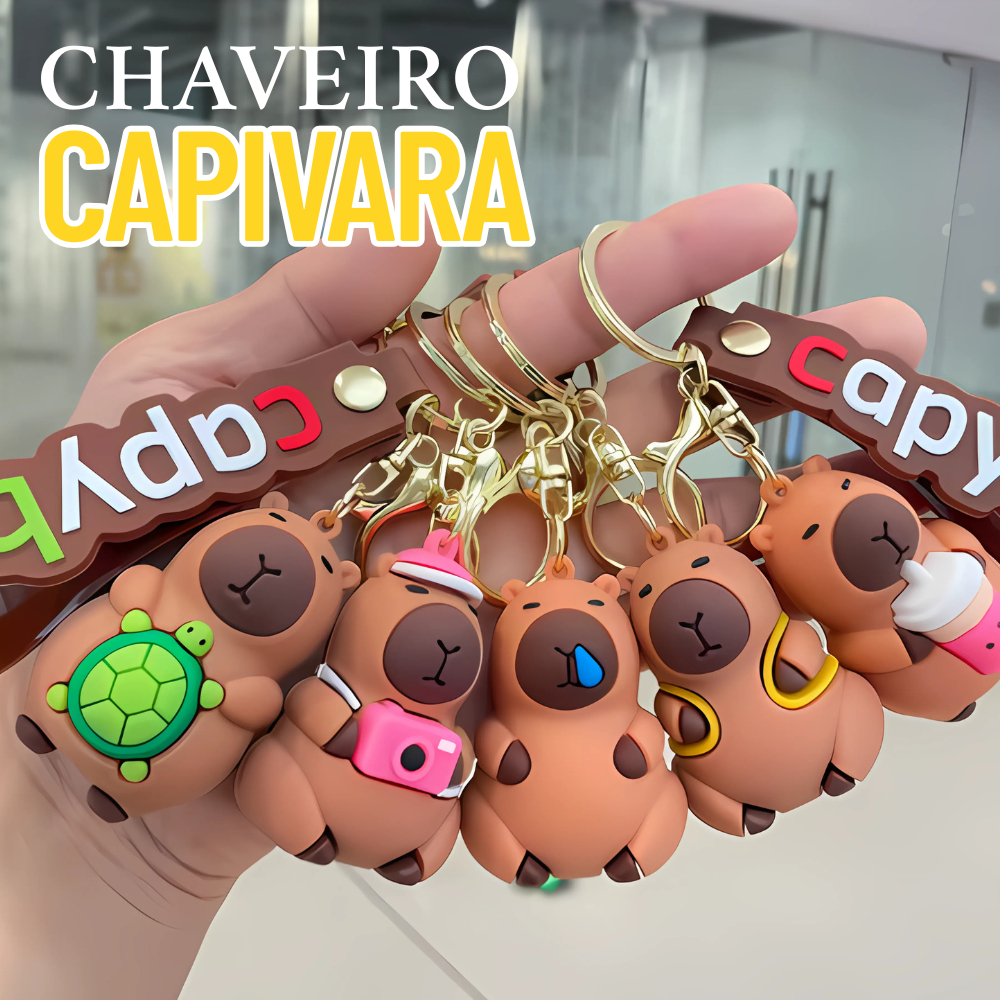 Chaveiro de Capivara – O Toque Fofo e Divertido que Faltava pra Você! | Shopee Brasil