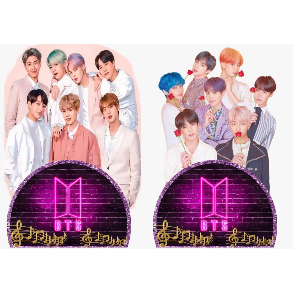 bts modelo 1 kit decoração de festa infantil 4 display de mesa 20cm ...