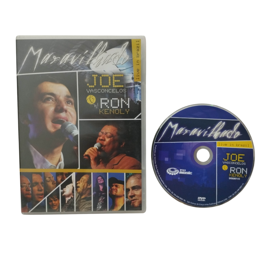 Dvd Gospel - Joe Vasconcelos & Ron Kenoly - Maravilhado Live in Brazil ...