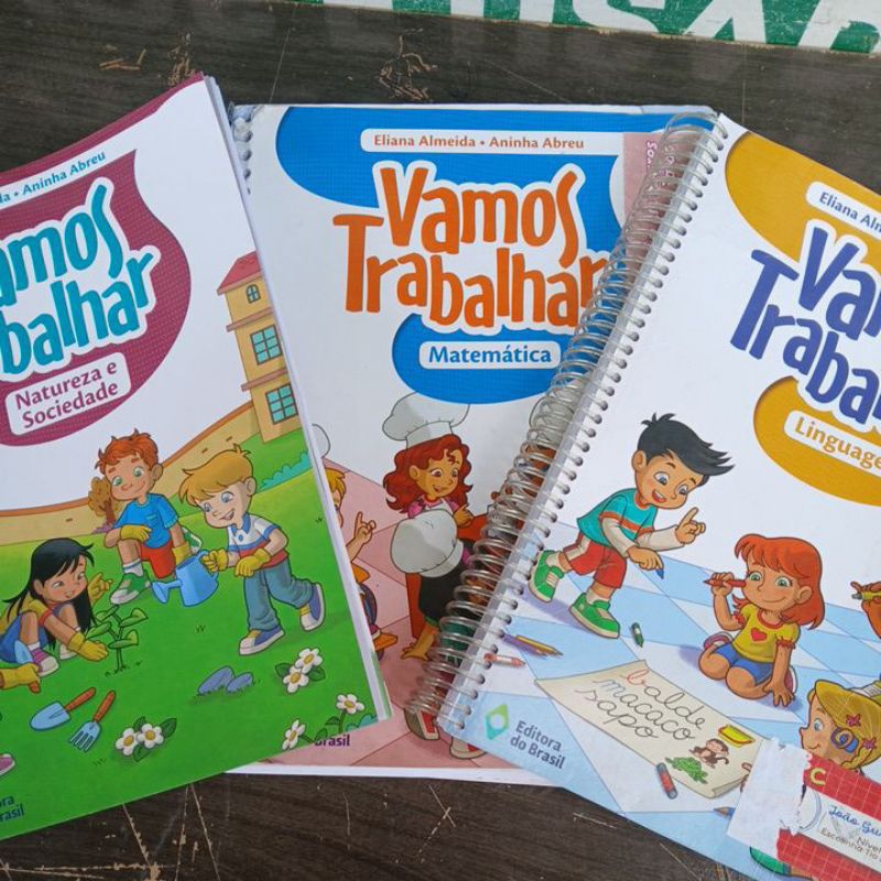 Kit vos trabalhar linguagem, matemática e natureza e sociedade | Shopee ...