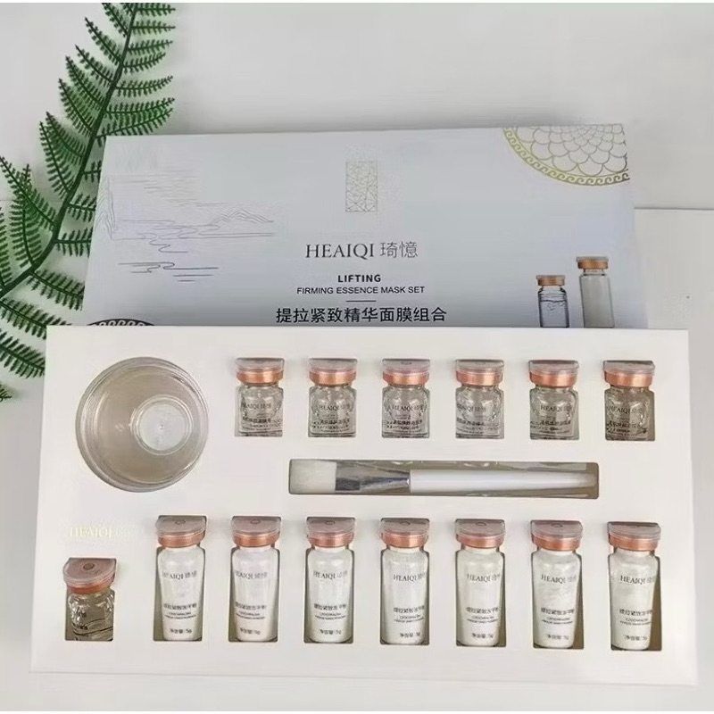 Kit Máscara Coreana de Proxy Enzima Promove Clareamento Colágeno para ...