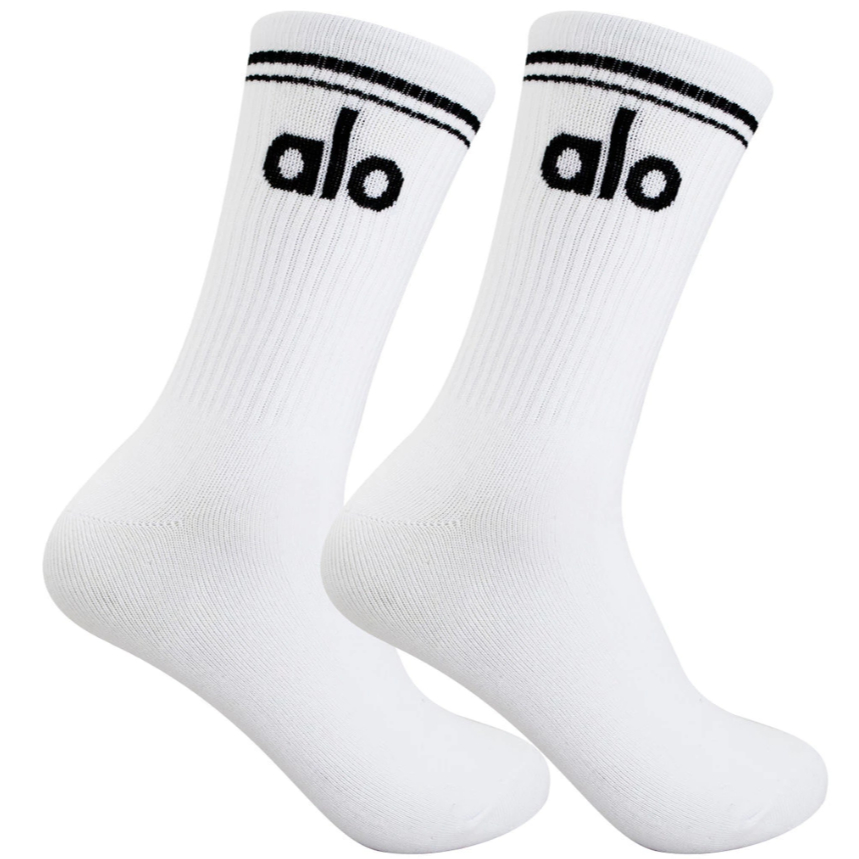 Kit Meia Cano Alto Alo Academia Esportiva Treino Feminina | Shopee Brasil