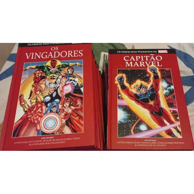 Os Heróis Mais Poderosos da Marvel - Salvat - Capa Vermelha - Números avulsos. | Shopee Brasil