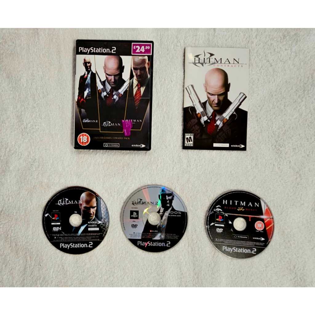 Playstation 2 Hitman The Triple Hit Pack Original - Escorrega o Preço