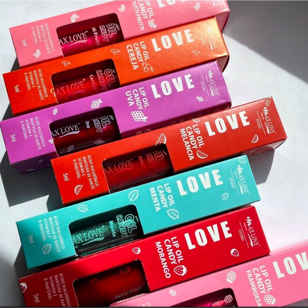 Lip Oil Candy Max Love – Hidratação Profunda e Brilho Glamouroso para ...