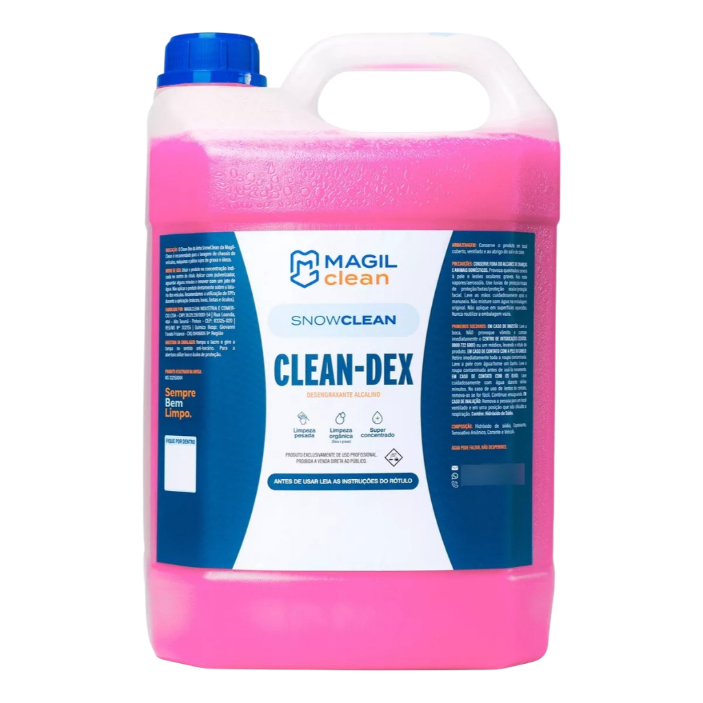 Solupan Desengraxante Cleandex Magil Ultra Concentrado 1/20 - 5 L ...