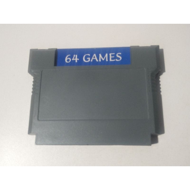 Cartucho paralelo padrão Nes 60 pinos - 64 in 1 | Shopee Brasil