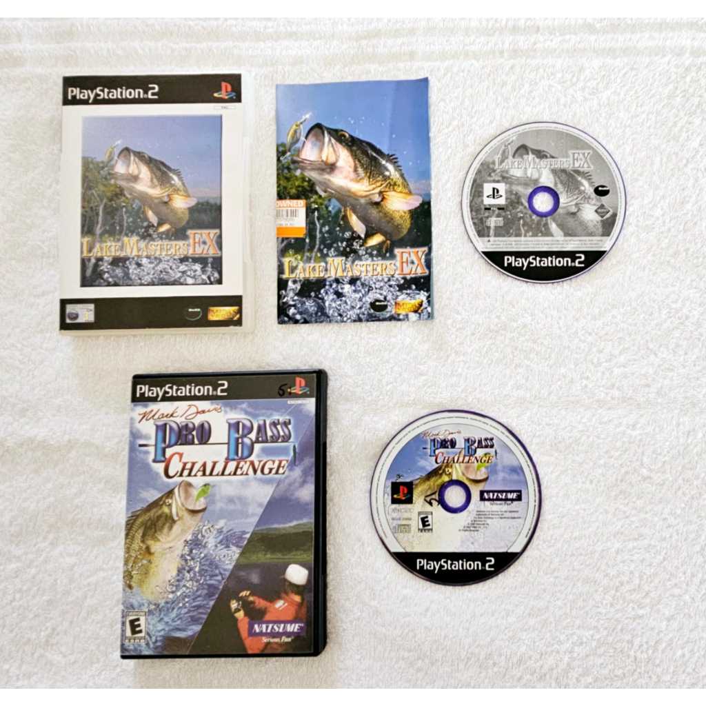 Playstation 2 Lake Masters Ex + Pro Bass Challenge Originais | Shopee ...