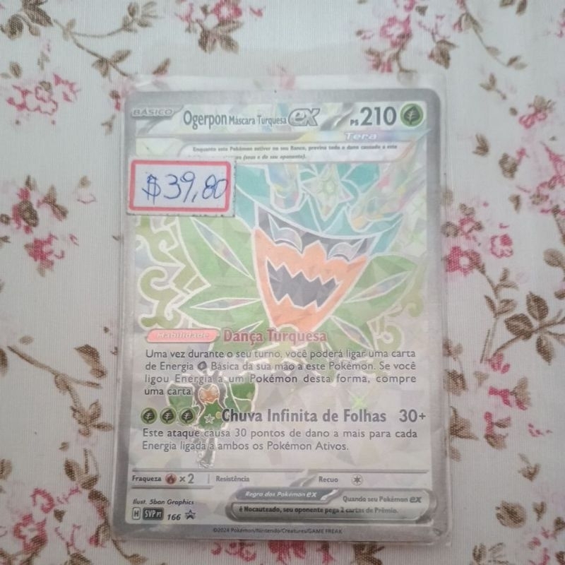 carta pokemon ogerpon | Shopee Brasil