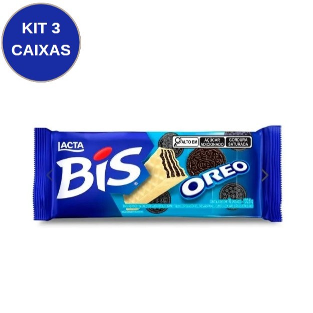 KIT Chocolate Lacta Bis Oreo 100,8g | Shopee Brasil