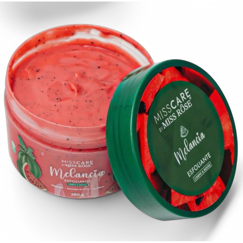Esfoliante Corpo & Rosto Melancia – Miss Care by Miss Rôse | Shopee Brasil