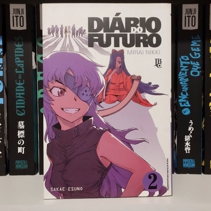 Diário do Futuro 2 Miraí Nikki Volume 2 Manga Editora JBC PRIMEIRA ...