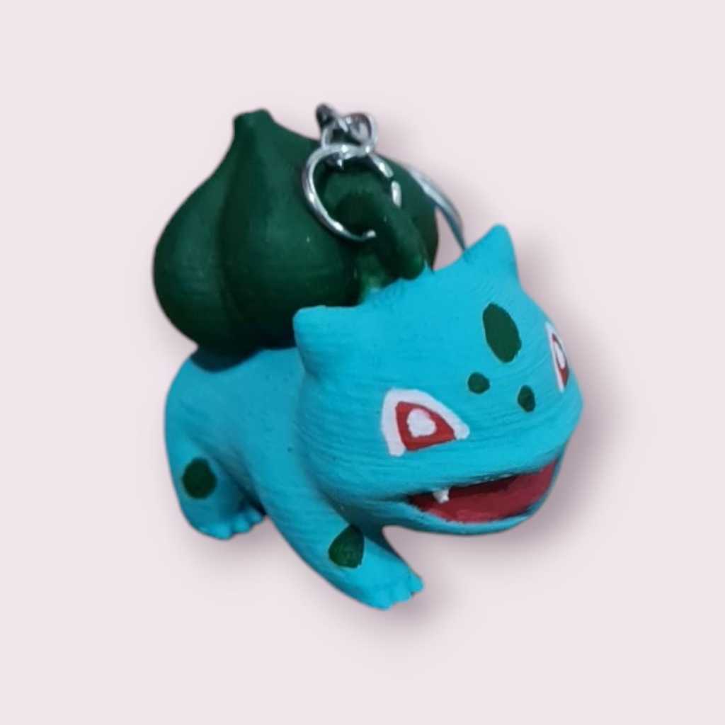 Chaveiro Bulbassauro Bulbasaur 3D Pokemon Anime Colecionavel 3D ...